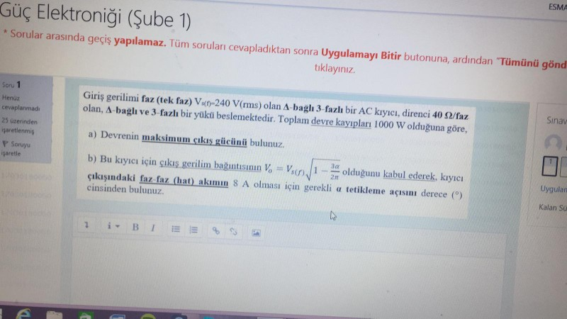 A delta-connected 3-phase ac chopper with an input | Chegg.com