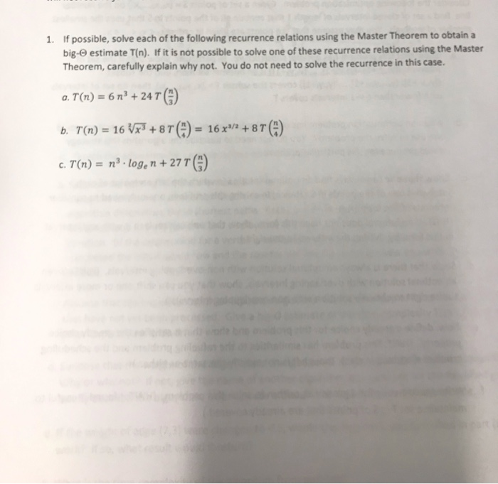 Solved 1. If possible, solve each of the following | Chegg.com