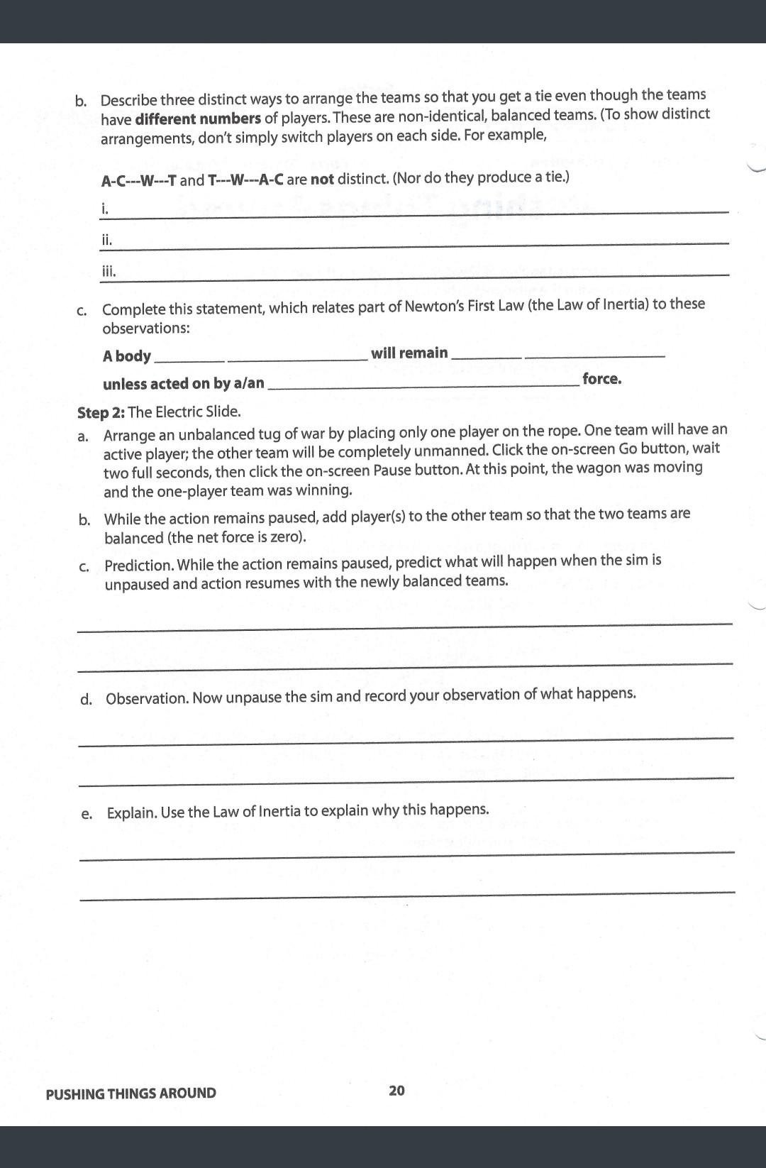 Name Section Date Conceptual Physics Tech Lab The
