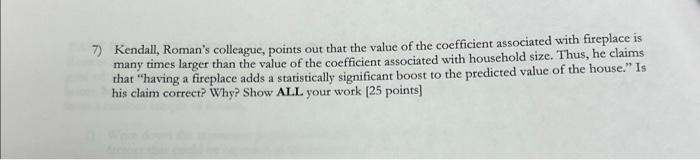 Solved PART III: SHORT ANSWER QUESTIONS (100 POINTS) Roman | Chegg.com