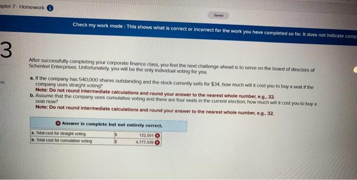 Solved After successfully completing your corporate finance | Chegg.com