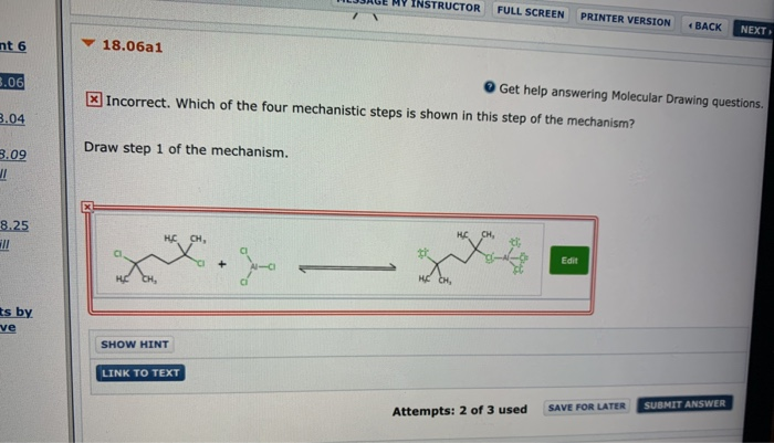 Solved INSTRUCTOR FULL SCREEN PRINTER VERSION « BACK NEXT nt | Chegg.com