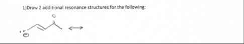 Draw 2 ﻿additional resonance structures for the | Chegg.com