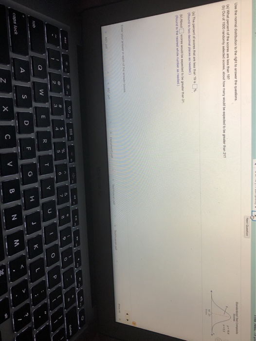 Solved Use the normal distribution to the right to answer | Chegg.com