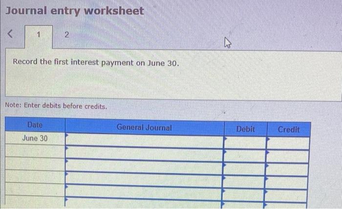 Solved Journal entry worksheet