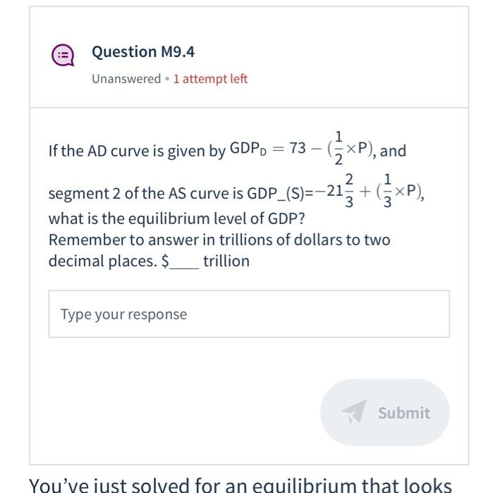 Solved :- Question M9.4 Unanswered 1 attempt left 1 1 If the | Chegg.com
