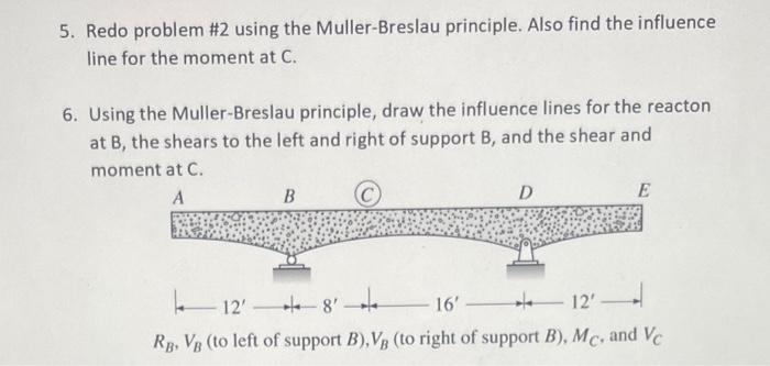 Solved 2. Draw the influence lines for the reactions at | Chegg.com