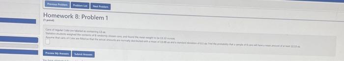 Solved Previous Problem Problem List Next Problem Homework | Chegg.com Solved Previous Problem Problem List Next Problem Homework | Chegg.com