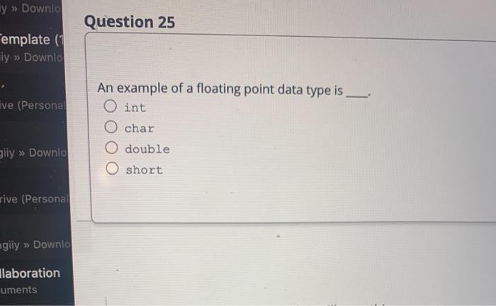 Solved stion 24 2 points Save Answer - 5 and beta - 10. | Chegg.com