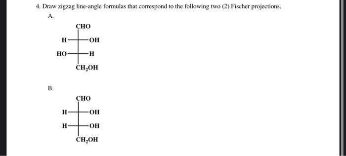 Solved 4. Draw zigzag line-angle formulas that correspond to | Chegg.com