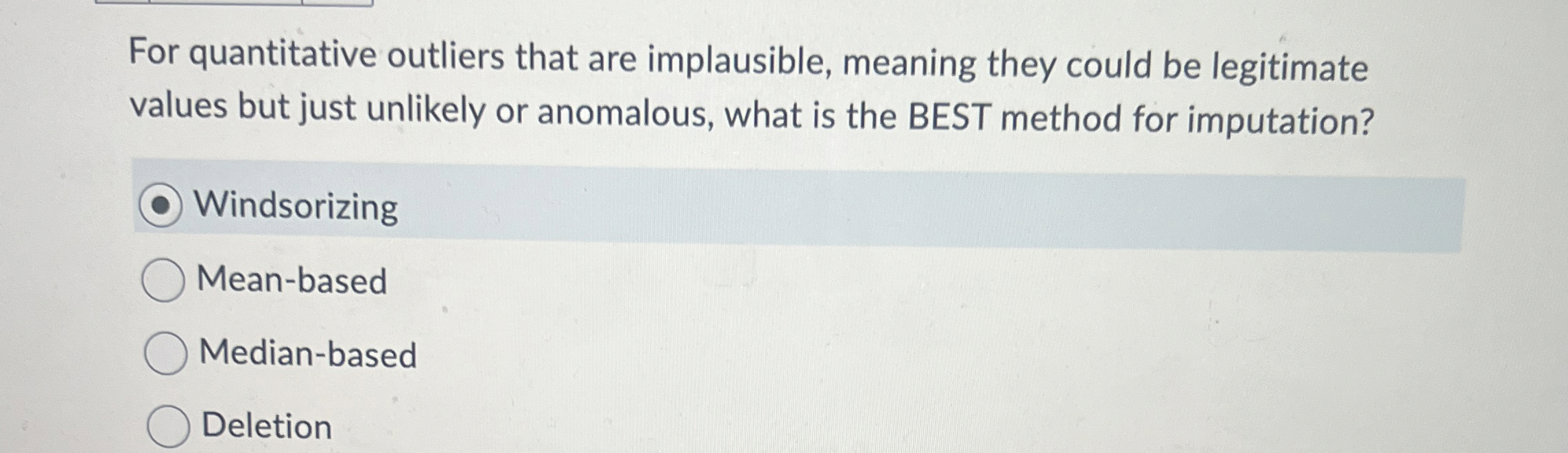 Solved For quantitative outliers that are implausible, | Chegg.com