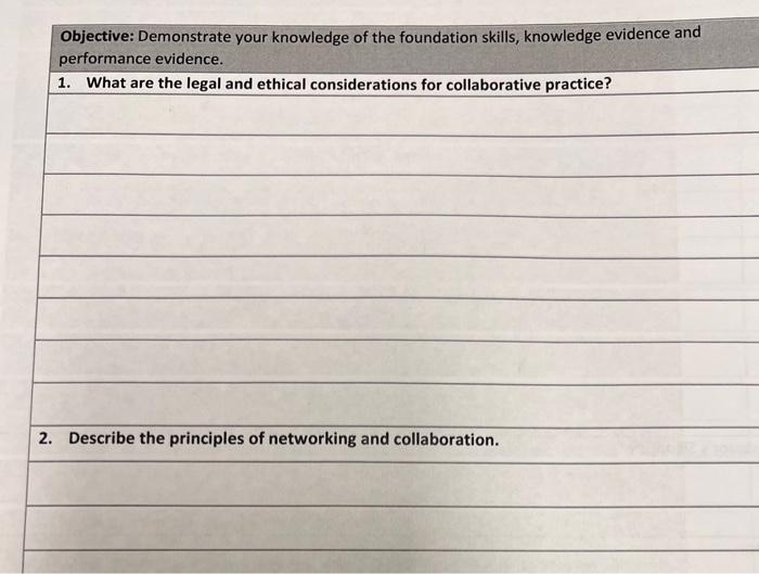 Solved Objective: Demonstrate your knowledge of the | Chegg.com