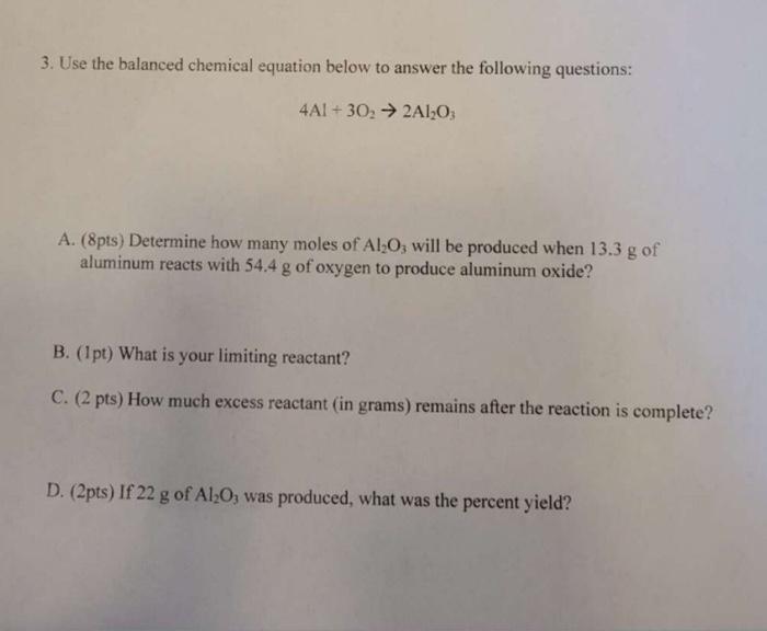 Solved How much excess reactant (in grams) remains after the | Chegg.com