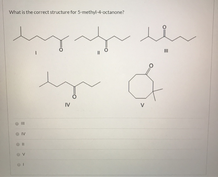 Solved What is the correct structure for | Chegg.com