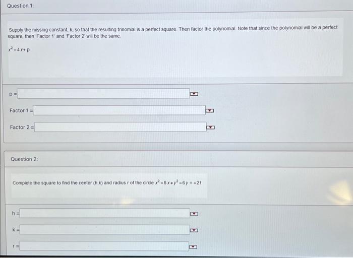 Solved Supply the missing constant, k, so that the resuiting | Chegg.com