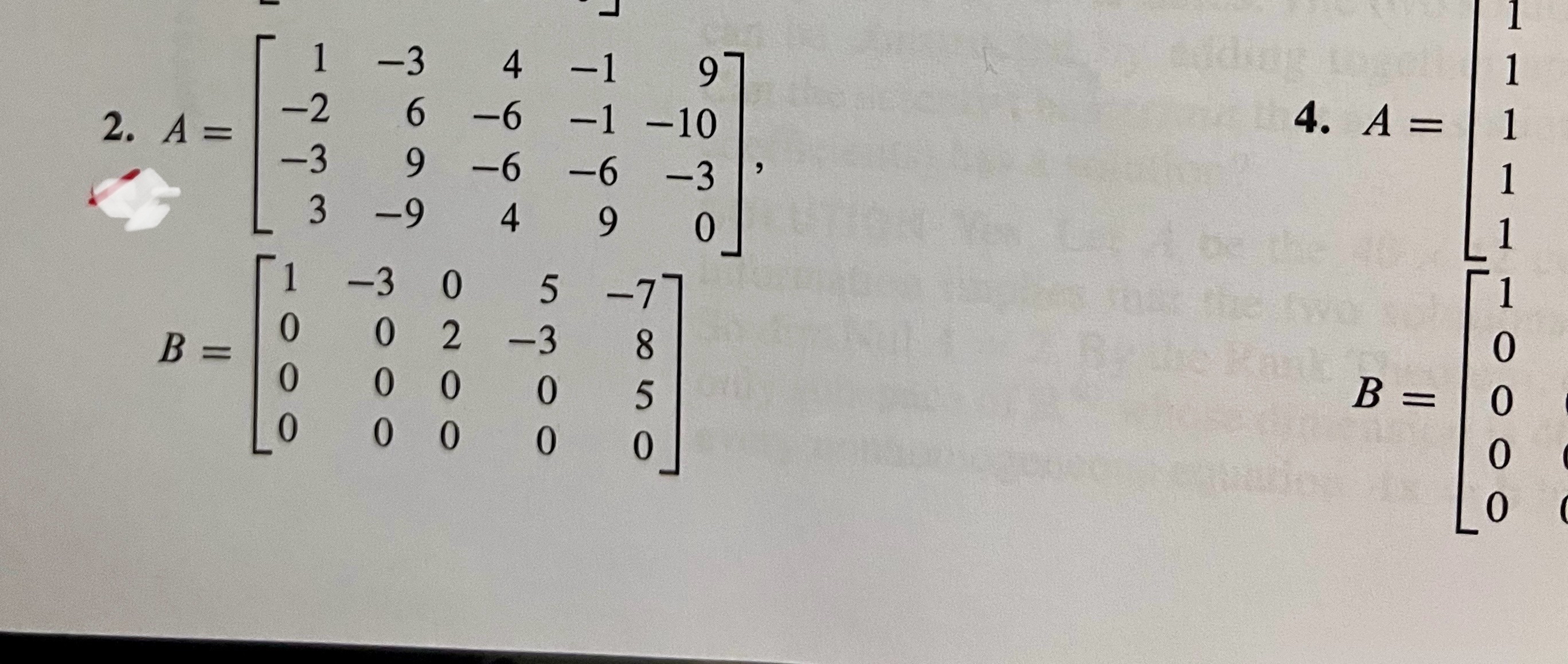 Solved In details in Exercise Below, assume that the matrix | Chegg.com