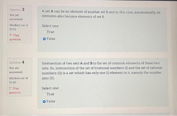 Solved Sets A and B have five elements in common i.e. their | Chegg.com