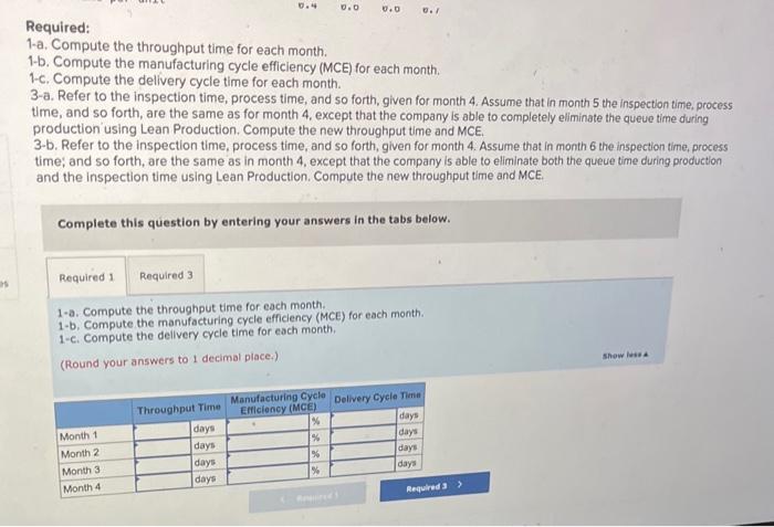 Solved Problem 10-19 (Algo) Internal Business Process | Chegg.com