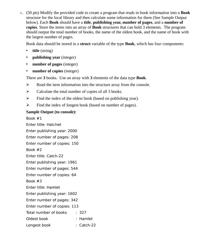 Solved 1. (10 pts) Using C++, create a struct called | Chegg.com