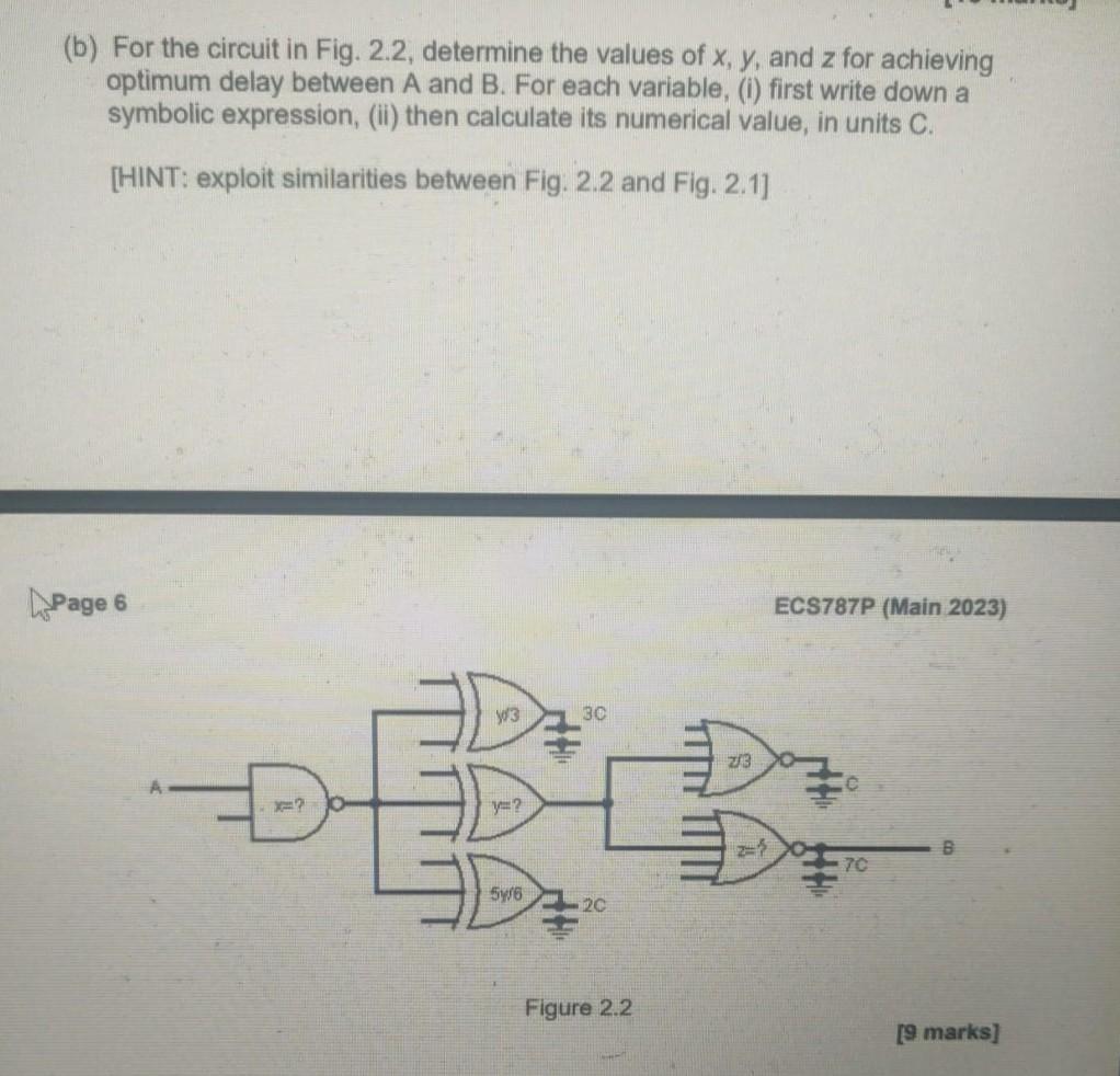 Solved (a) Consider the path from \\( A \\) to \\( B \\) as | Chegg.com