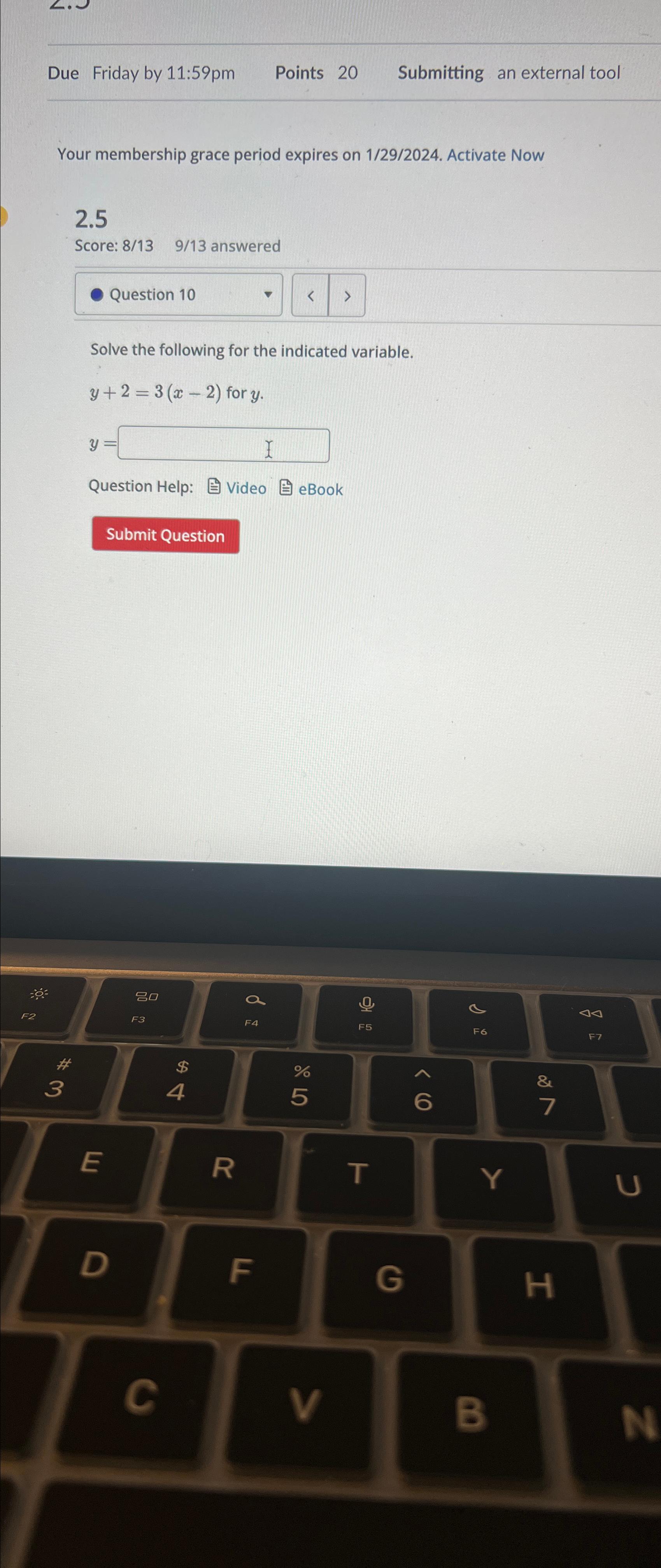 Solved Due Friday by 11:59pmPoints 20Submitting an external | Chegg.com