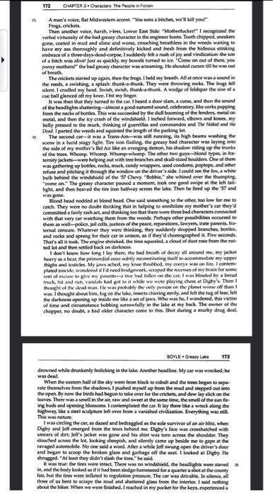 1. In the short story, Greasy Lake by T.C. Boyle, we | Chegg.com