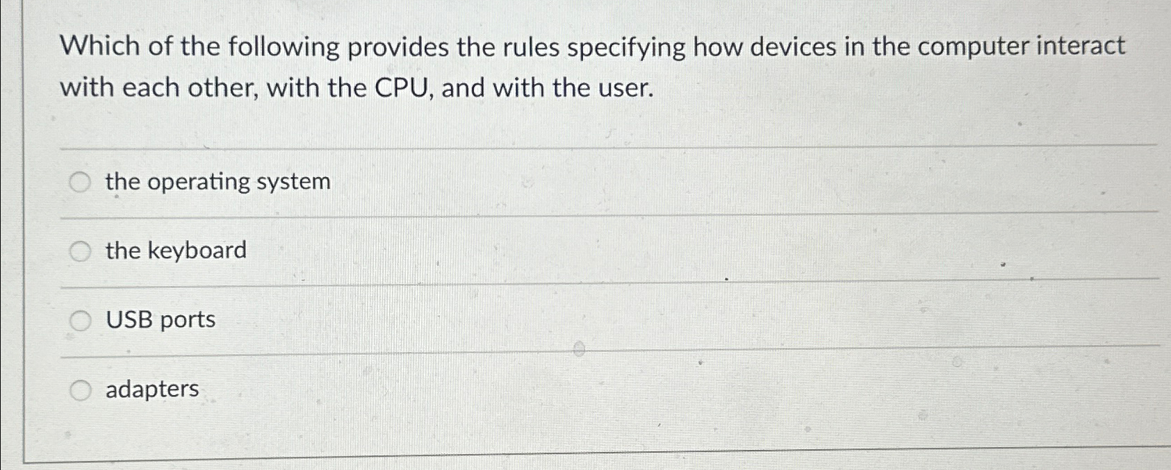 Solved Which of the following provides the rules specifying | Chegg.com Solved Which of the following provides the rules specifying | Chegg.com