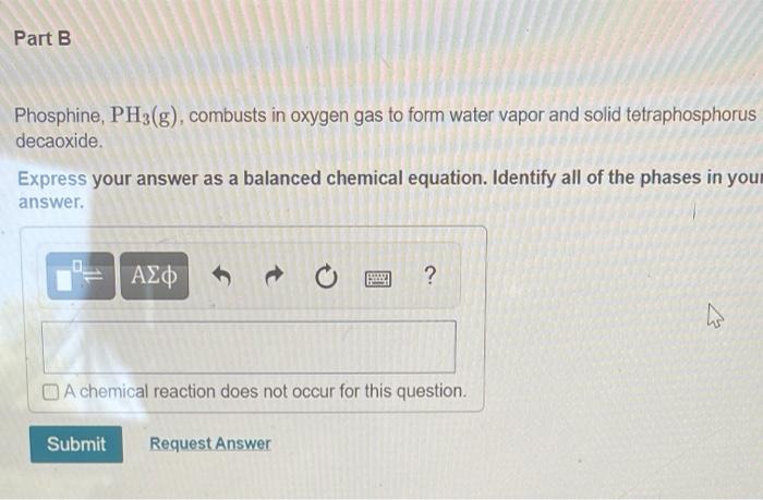Solved Part A Boron sulfide, B2S3(s), reacts violently with | Chegg.com