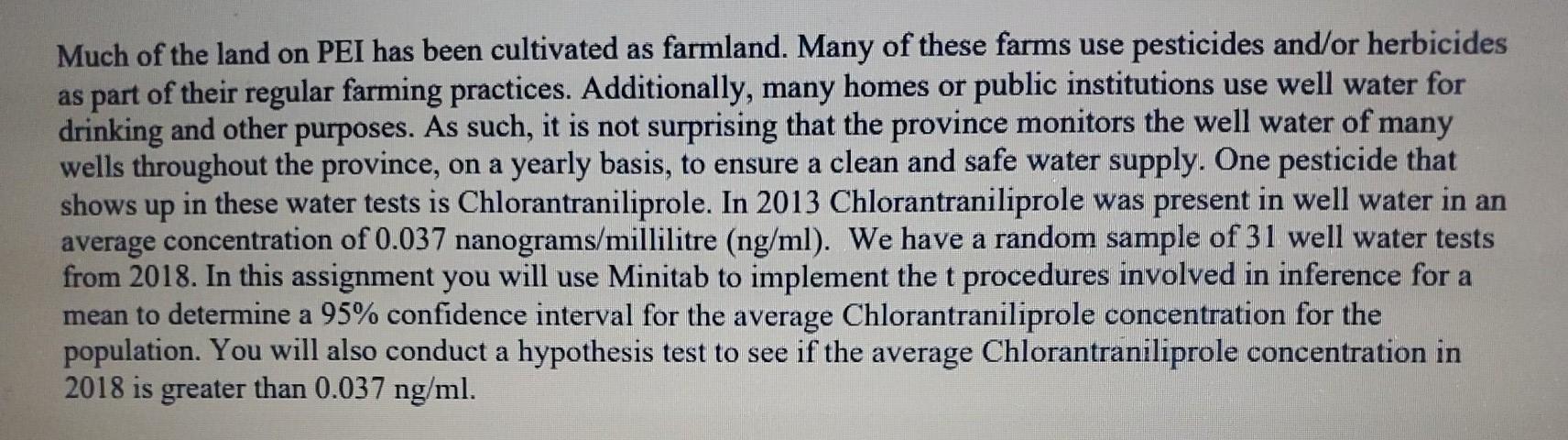 Solved Descriptive Statistics 95% Lower Bound N Mean StDev | Chegg.com