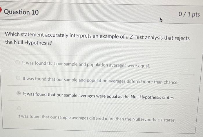 Solved Which statement accurately interprets an example of a | Chegg.com