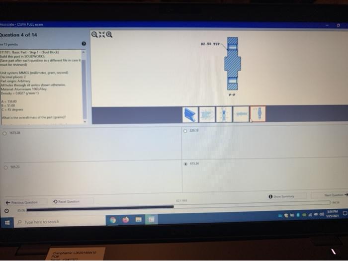 Solved B11101: Basic Part - Step 1 - (Tool Block) Build this | Chegg.com