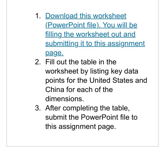 1. Download this worksheet (PowerPoint file). You | Chegg.com