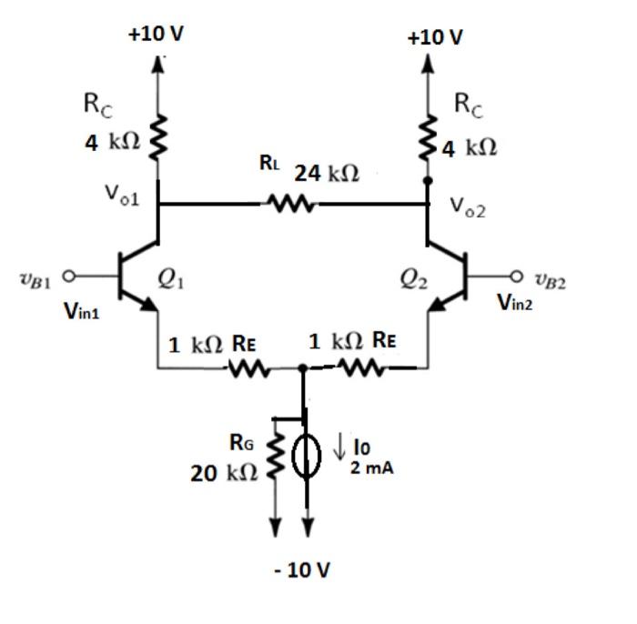 Solved Draw only the small signal half-circuit diagram in | Chegg.com