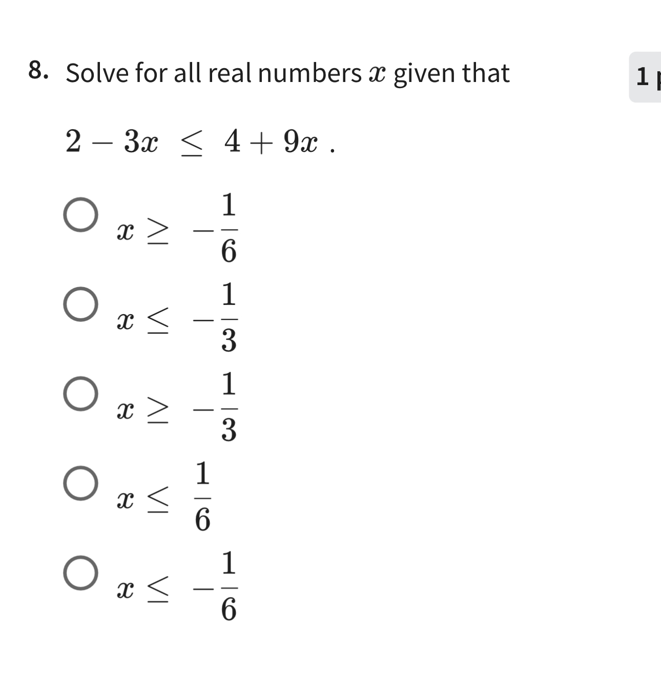 Solved Solve for all real numbers x ﻿given | Chegg.com