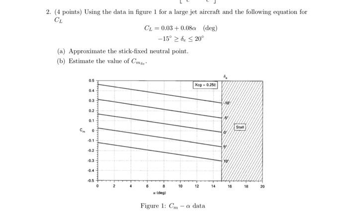 Solved 2. (4 points) Using the data in figure 1 for a large | Chegg.com