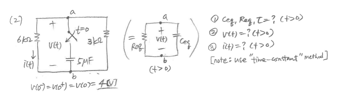 Solved (1) ﻿Ceq, Req, | Chegg.com