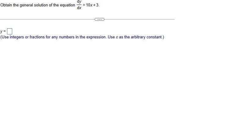 Solved Obtain the general solution of the equation | Chegg.com