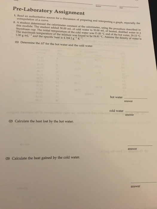 Solved Pre-Laboratory Assignment 1. Read an authoritative | Chegg.com
