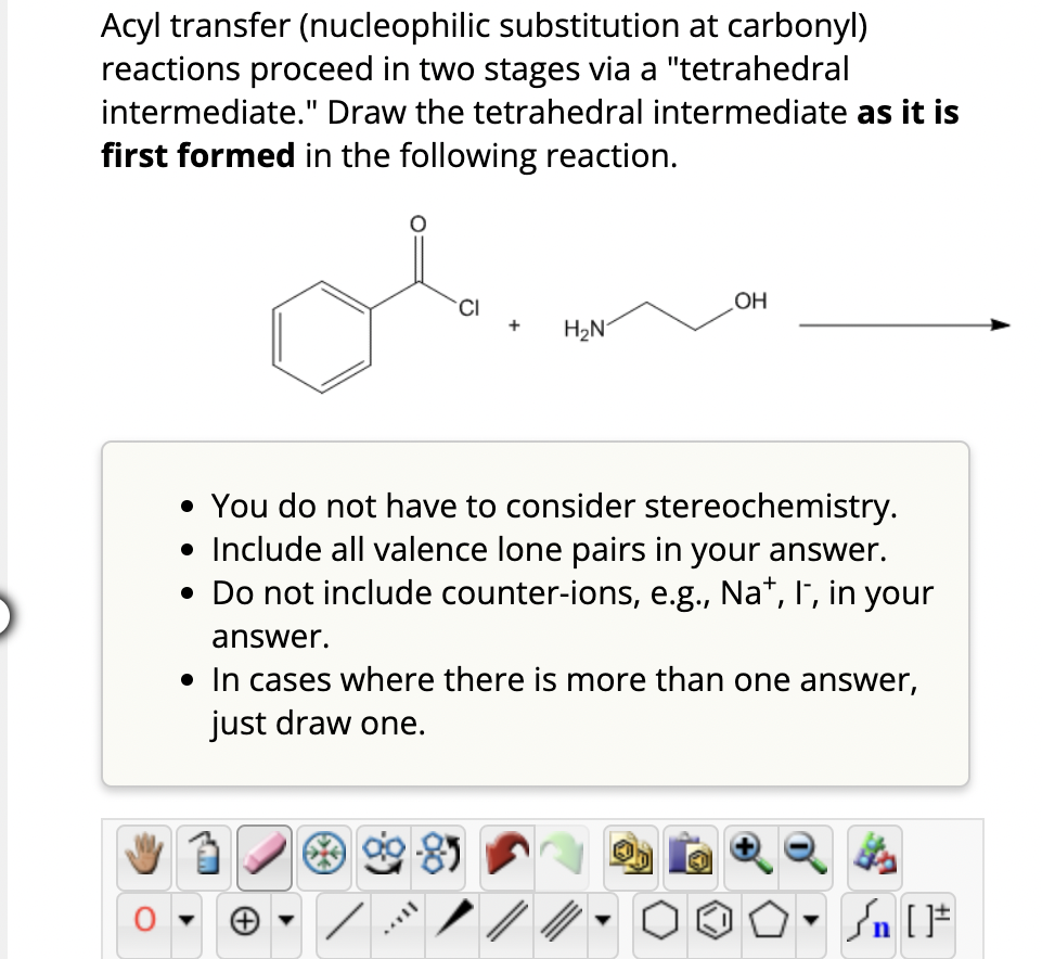 Solved Acyl transfer (nucleophilic substitution at | Chegg.com