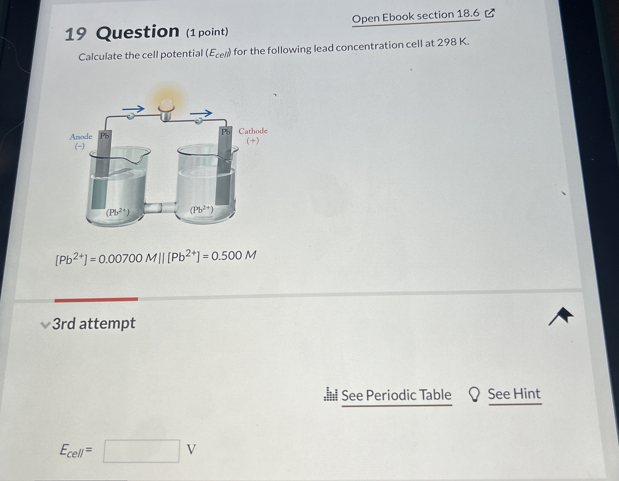 Solved 19 ﻿Question (1 ﻿point)Open Ebook section | Chegg.com