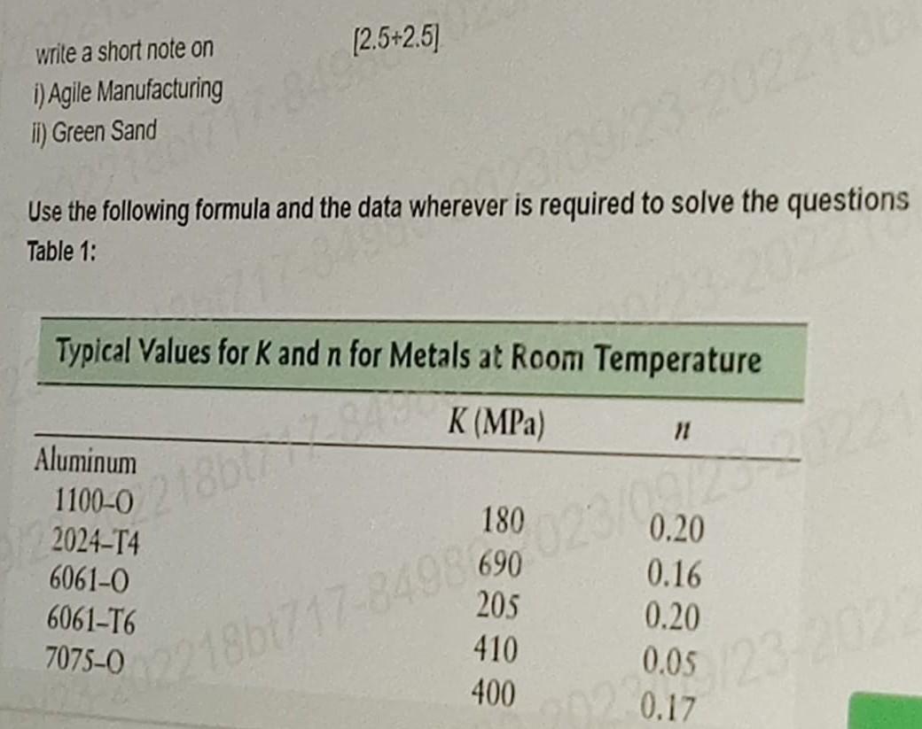 Solved Use the following formula and the data wherever is | Chegg.com
