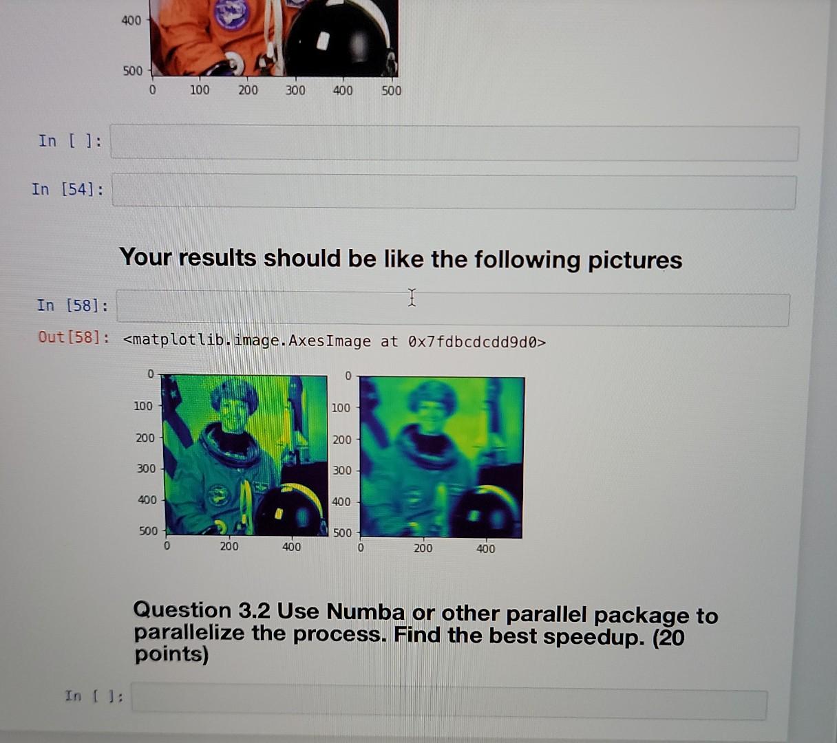 Solved Question 3: Blurring a picture with parallel | Chegg.com