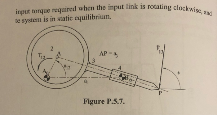 Solved 7. Consider the swinging block mechanism shown in | Chegg.com