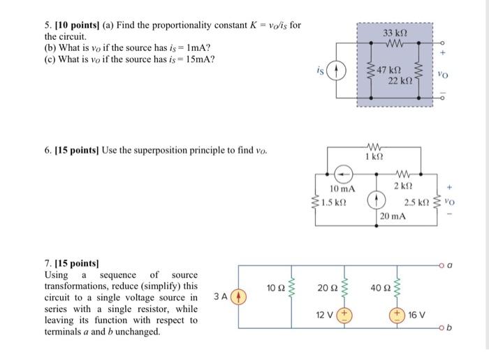 Solved 5. [10 points] (a) Find the proportionality constant | Chegg.com