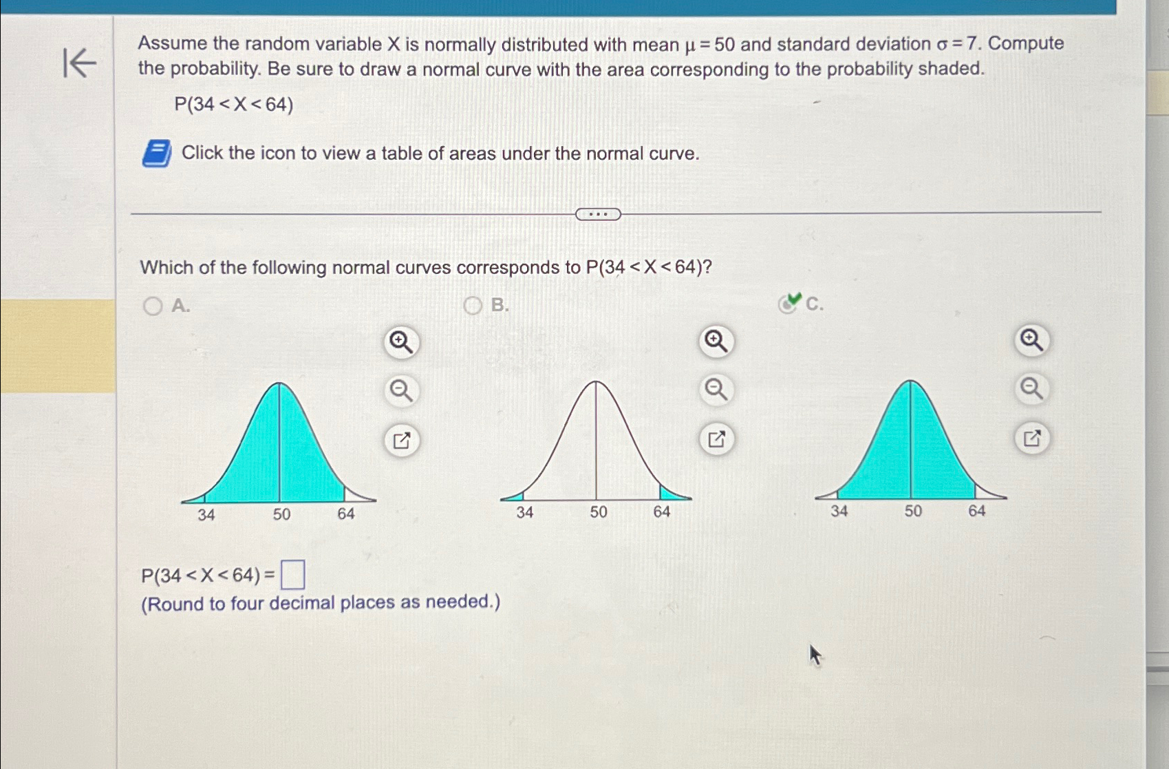 Solved Assume the random variable x ﻿is normally distributed | Chegg.com