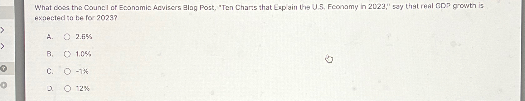 Solved What does the Council of Economic Advisers Blog Post, | Chegg.com