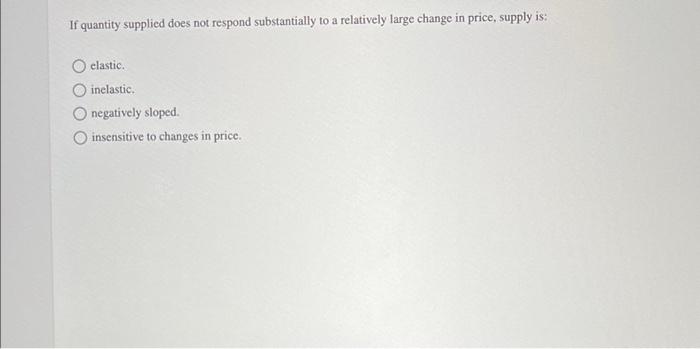 Solved (Figure: Supply Curves) The figure shows four | Chegg.com