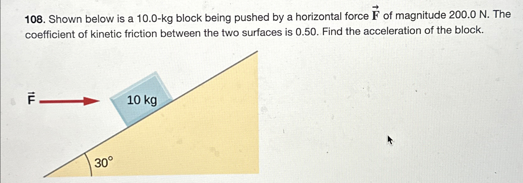Solved A. ﻿Use a tilted coordinate system with the y-axis | Chegg.com