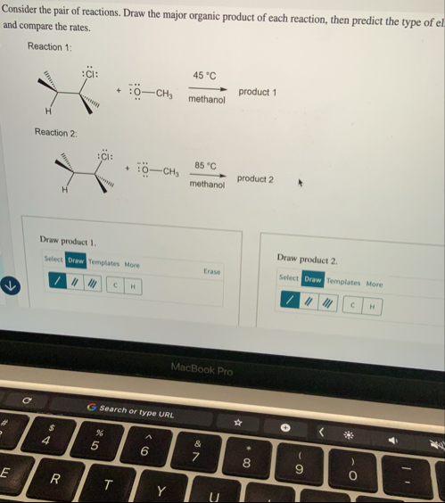 Consider the pair of reactions. Draw the major | Chegg.com