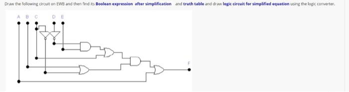 Solved Draw the following circuit on EWB and then find its | Chegg.com